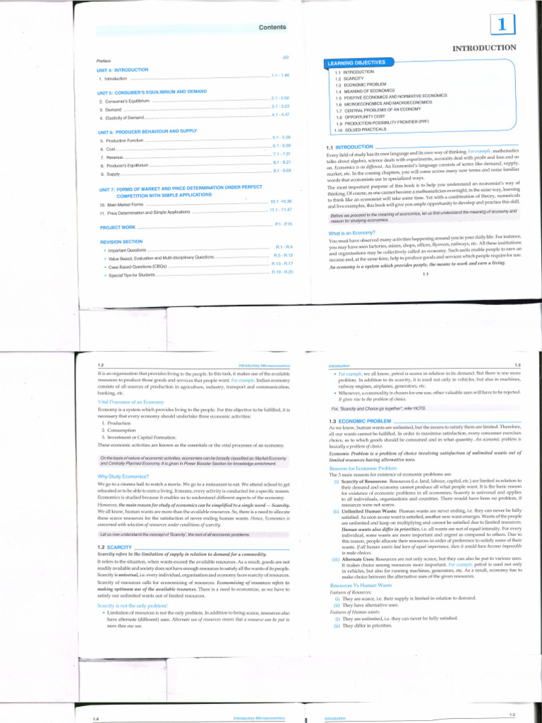 +1 Micro Eco Sandeep Garg | PDF