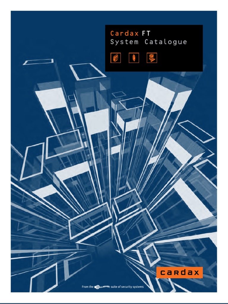 Cardax FT System Catalogue | PDF | Access Control | Computer Network
