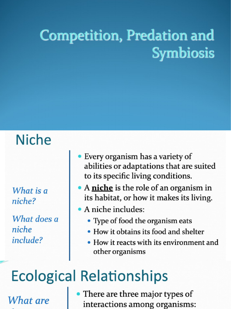 Ecosystem Interaction | PDF
