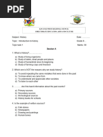 History Grade 8 Booklet 2021 | PDF | Namibia