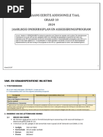 Graad 10 AHT Jaarplan 2025 | PDF