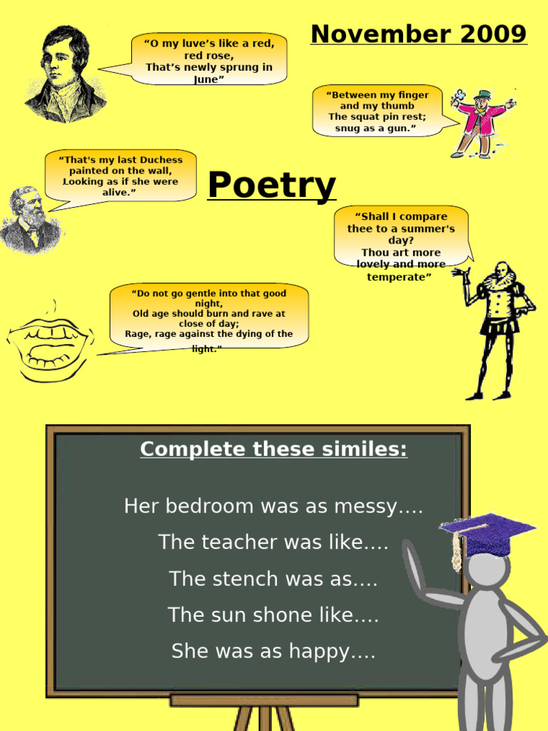 Understanding Similes and Metaphors | PDF | Poetry