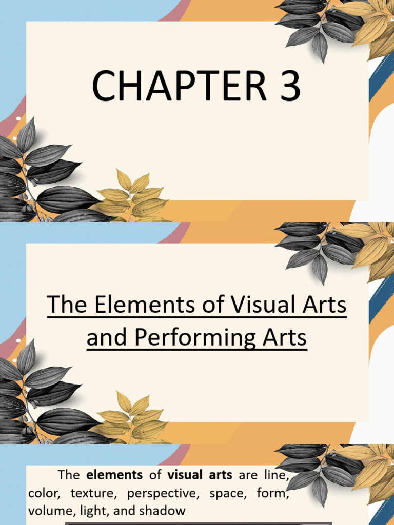 Visual and Performing Arts Elements Guide | PDF | Tempo | Poetry