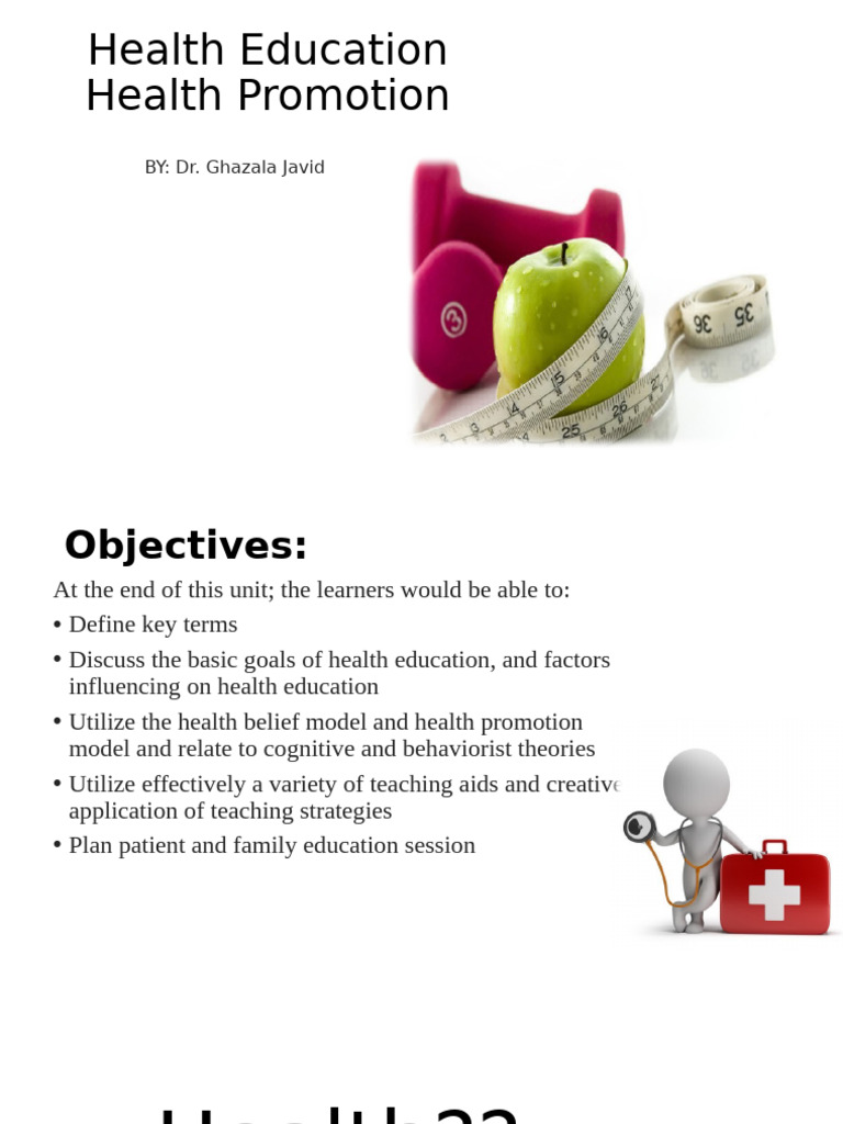 Health Education and Promotion Guide | PDF | Psychology | Behavioural ...