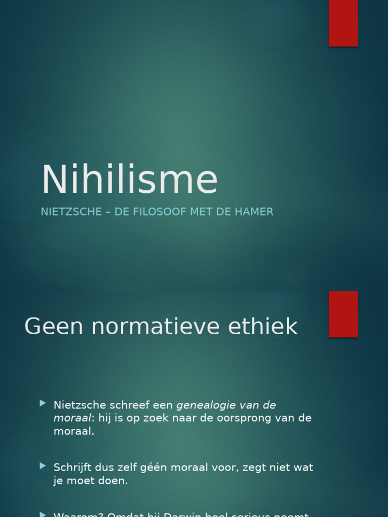 Kopie Van Ethiek Nihilisme | PDF