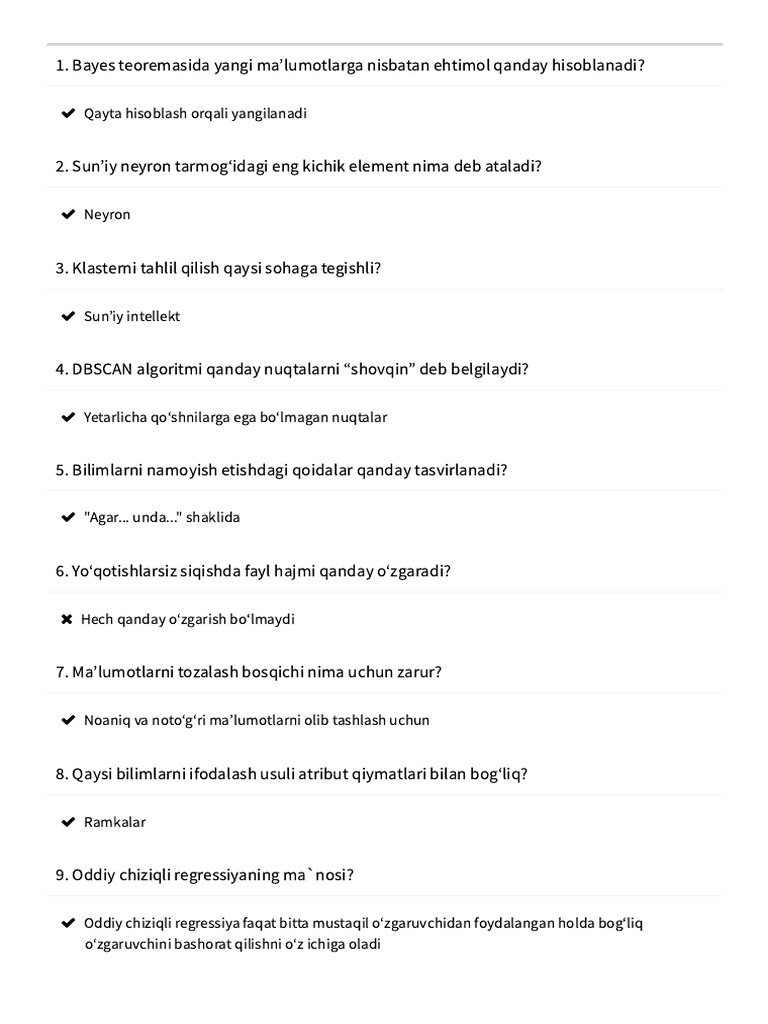 Oraliq Nazorat - HEMIS Student Axborot Tizimi | PDF