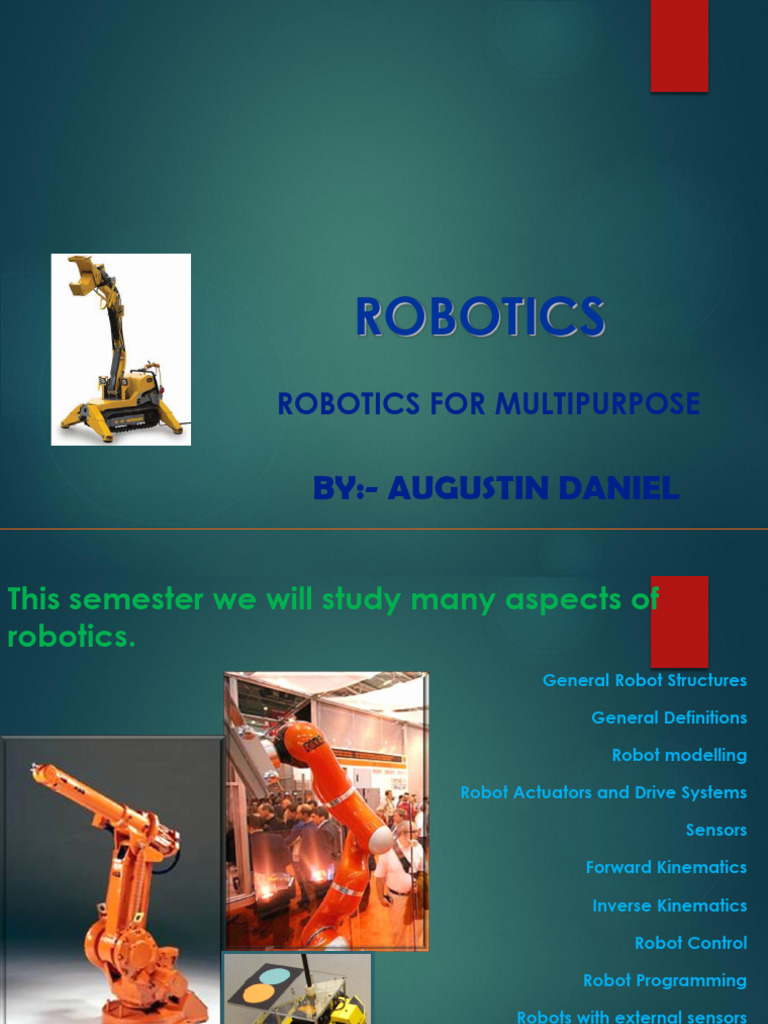 Comprehensive Guide to Robotics | PDF | Robot | Robotics