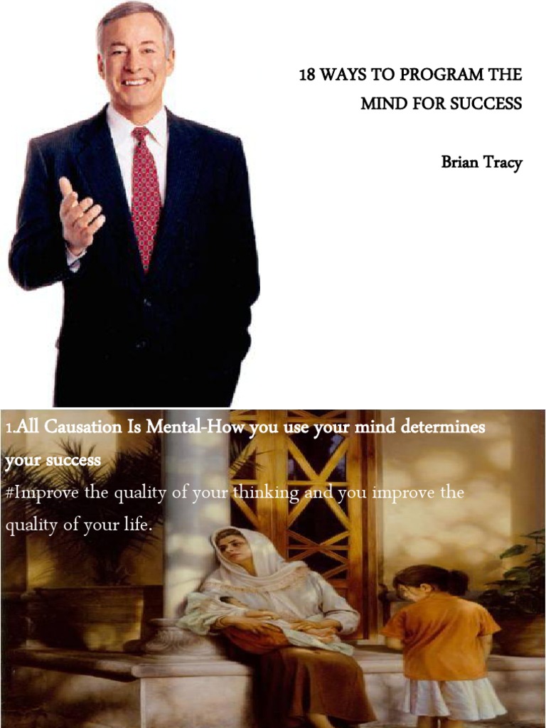 Mind Programming for Success Techniques | PDF | Thought | Consciousness