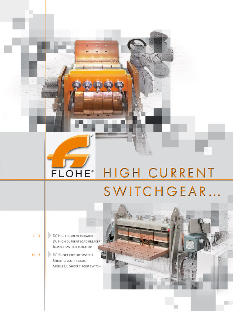 FLOHE High Current Switchgear | PDF | Switch | Manufactured Goods