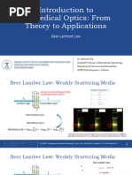 Beer-Lambert Law: Definition & Limitations | PDF | Physics | Molecular ...