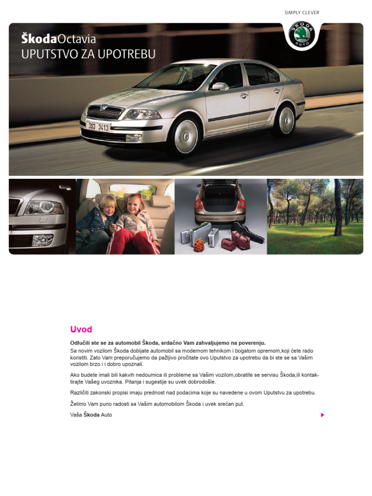 Skoda Octavia A5 Uputstvo Srpski | PDF