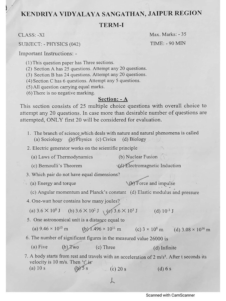 cbse cl 11 paper | PDF