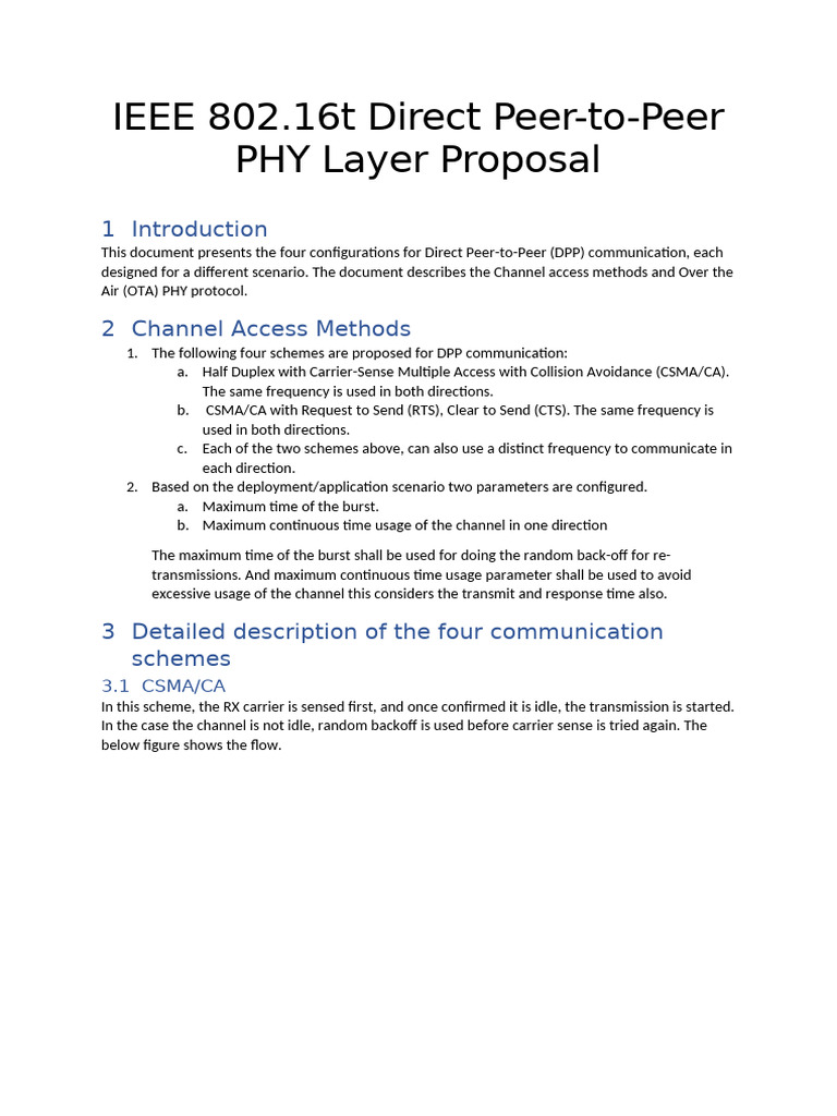 15 22 0643 00 016t Direct Peer To Peer | PDF | Channel Access Method ...
