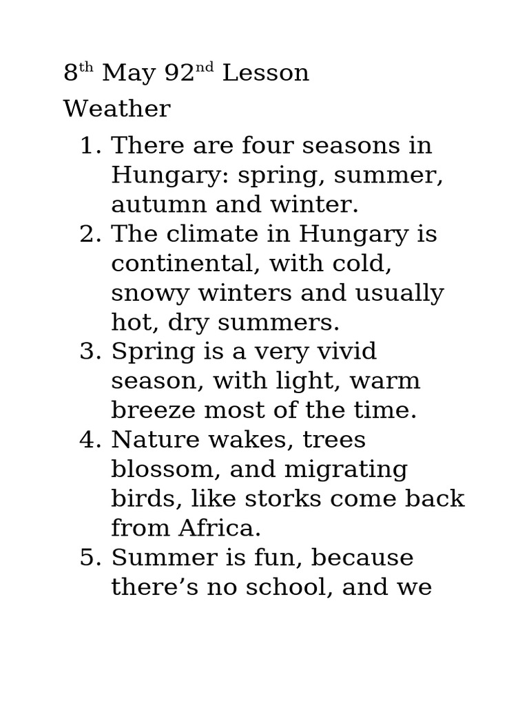 5B Weather | PDF
