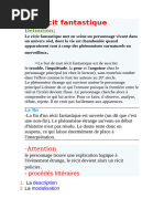 Le registre fantastique en littérature | PDF