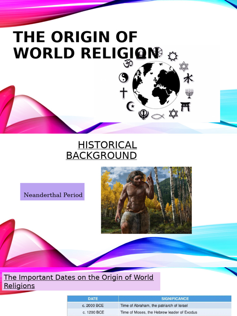 Origins and Influences of World Religions | PDF