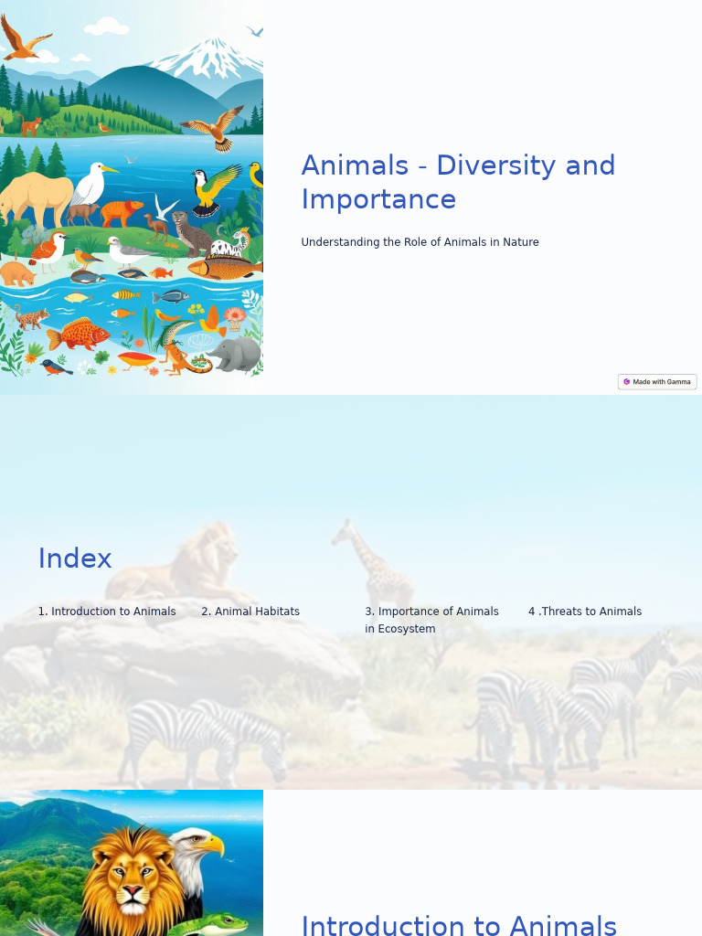 Animals-Diversity-and-Importance | PDF