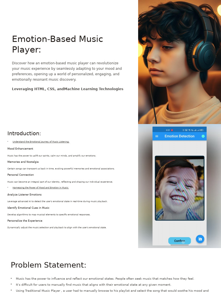 Emotion-Based-Music-Player | PDF | Emotions | Artificial Intelligence