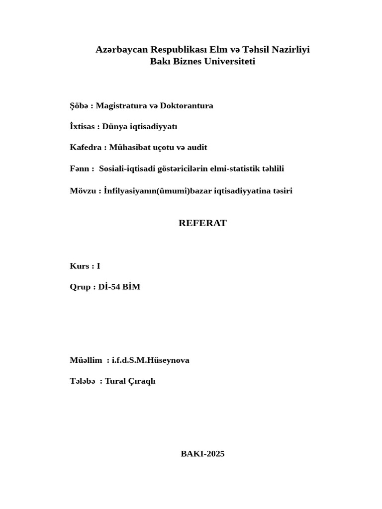 Sosial Tural Referat | PDF