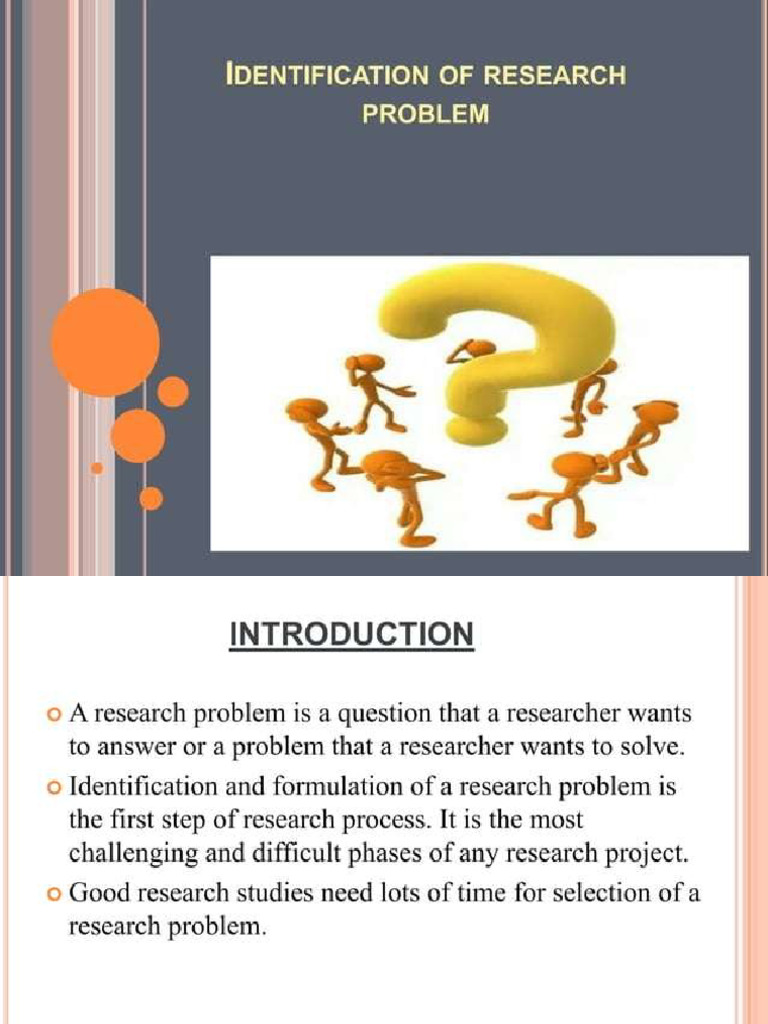 Research Problem | PDF