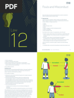 Law 12: Fouls and Misconduct Explained | PDF | Football Codes | Sports