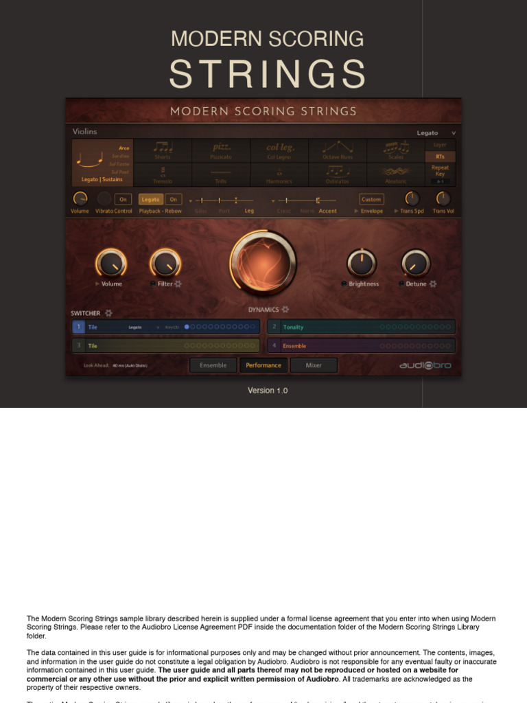 Modern Scoring Strings Manual | PDF | Violin | Filter (Signal Processing)