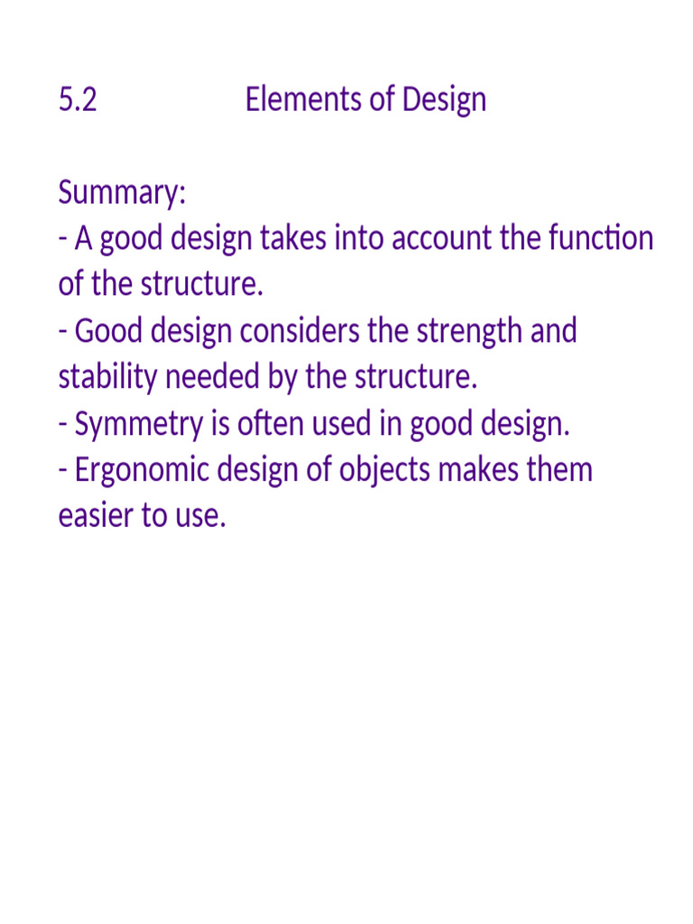 5.2 Elements of Design | PDF | Symmetry | Energy Development