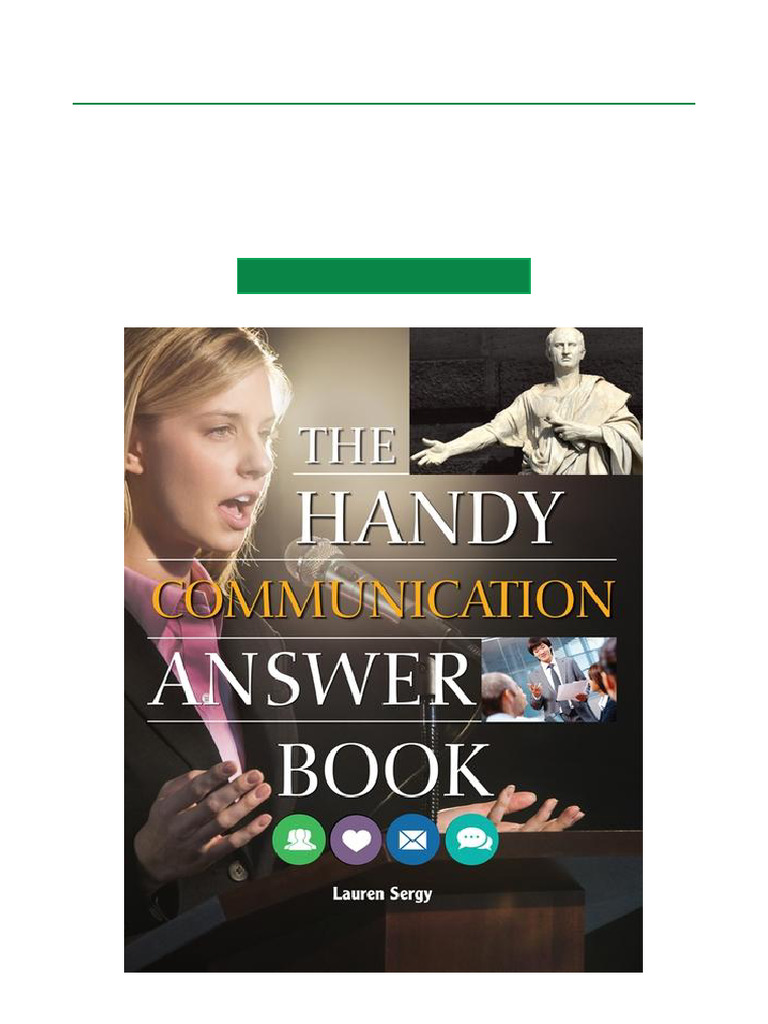 The Handy Communication Answer Book Fast Download | PDF | Public ...