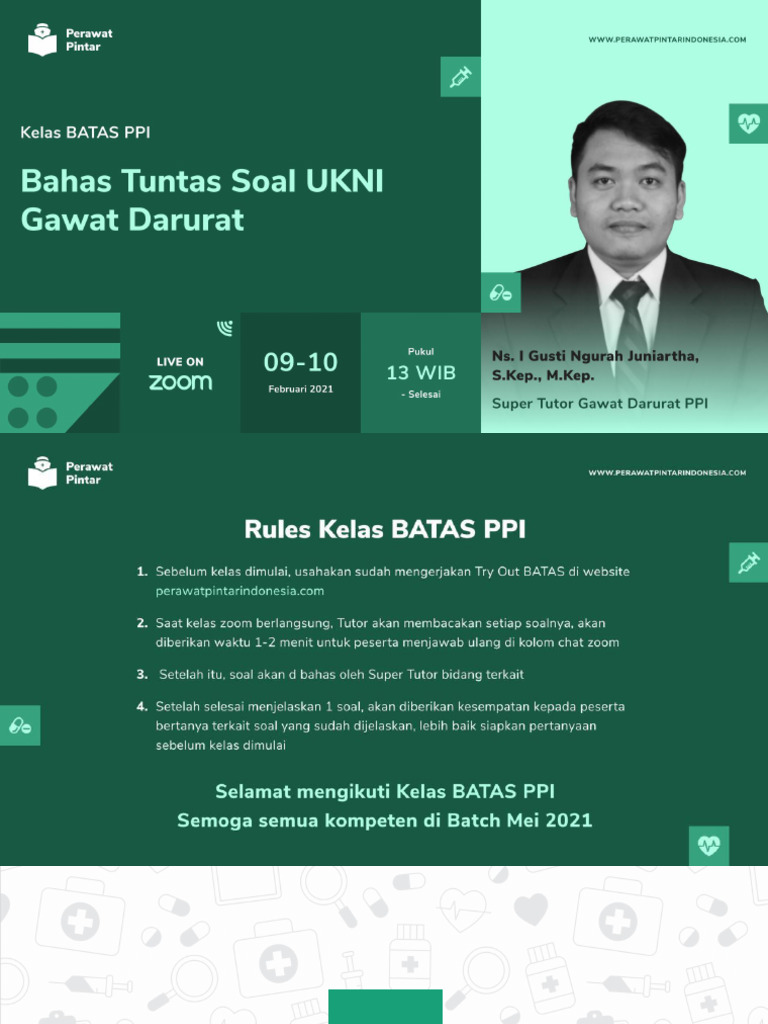 PEMBAHASAN TO KELAS BATAS GADAR PPI BATCH 2021 | PDF