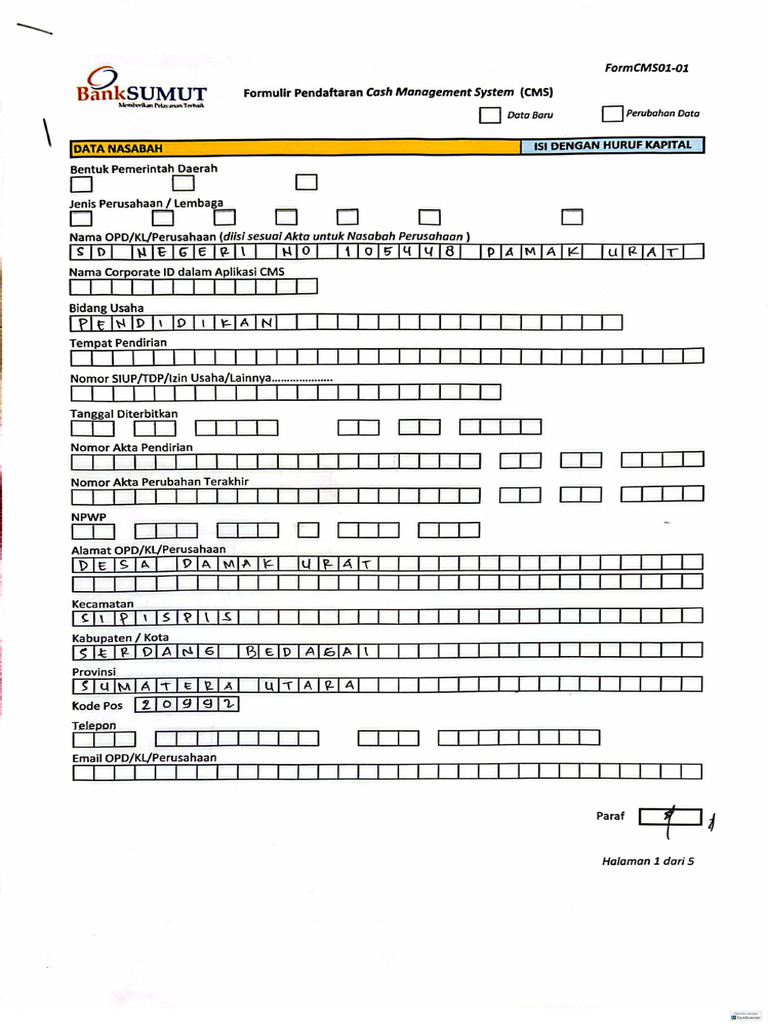 SDN 105448 Damak Urat | PDF