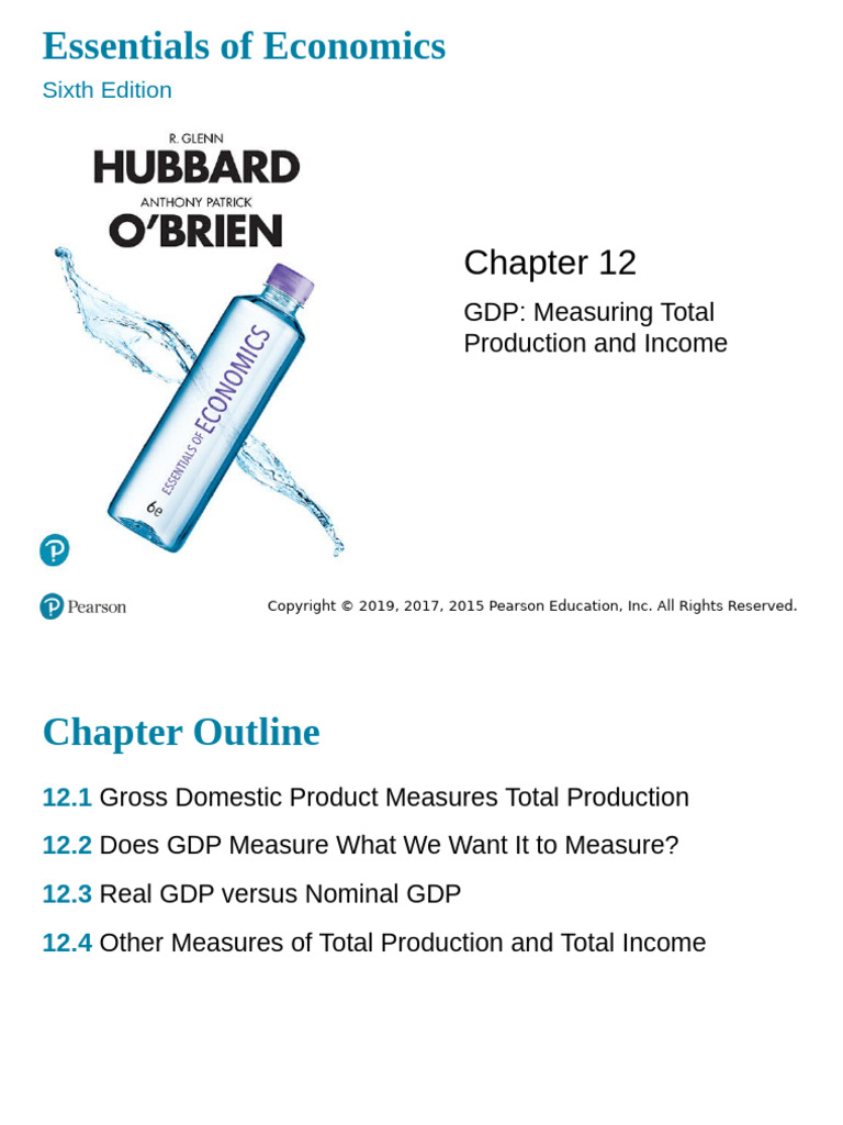 12 GDP Measuring Total Production and Income | PDF | Gross Domestic ...