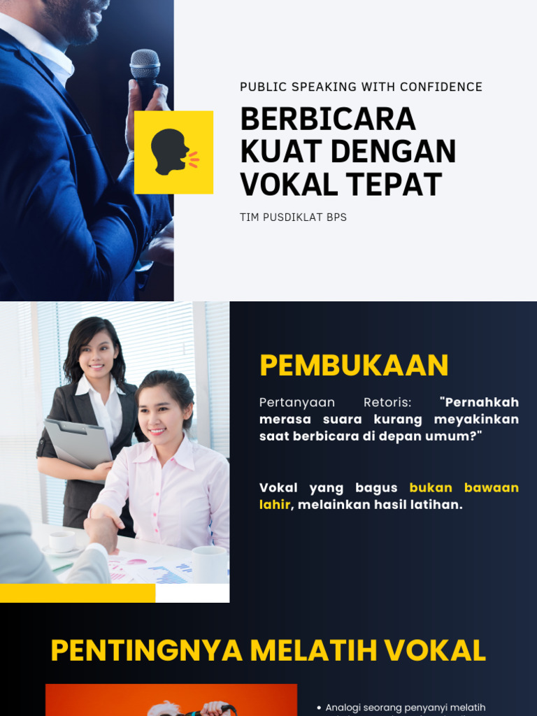 Latihan Vokal untuk Public Speaking | PDF