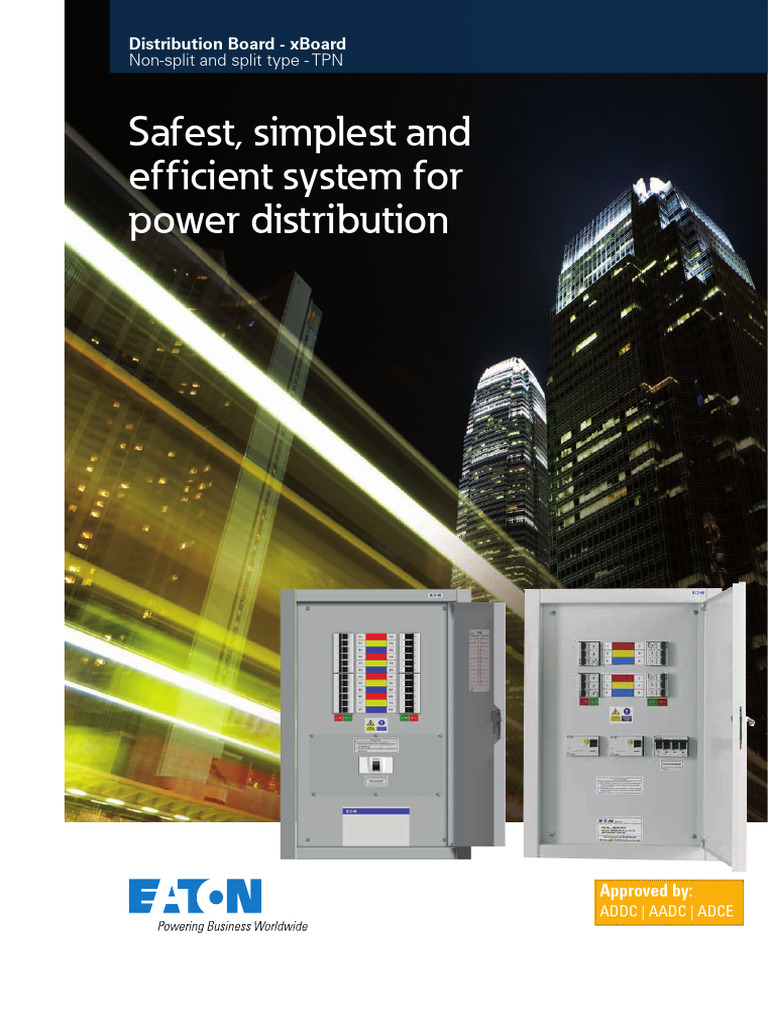 Eaton Xboard Distribution Boards Catalog Ca014008en en GB | PDF ...