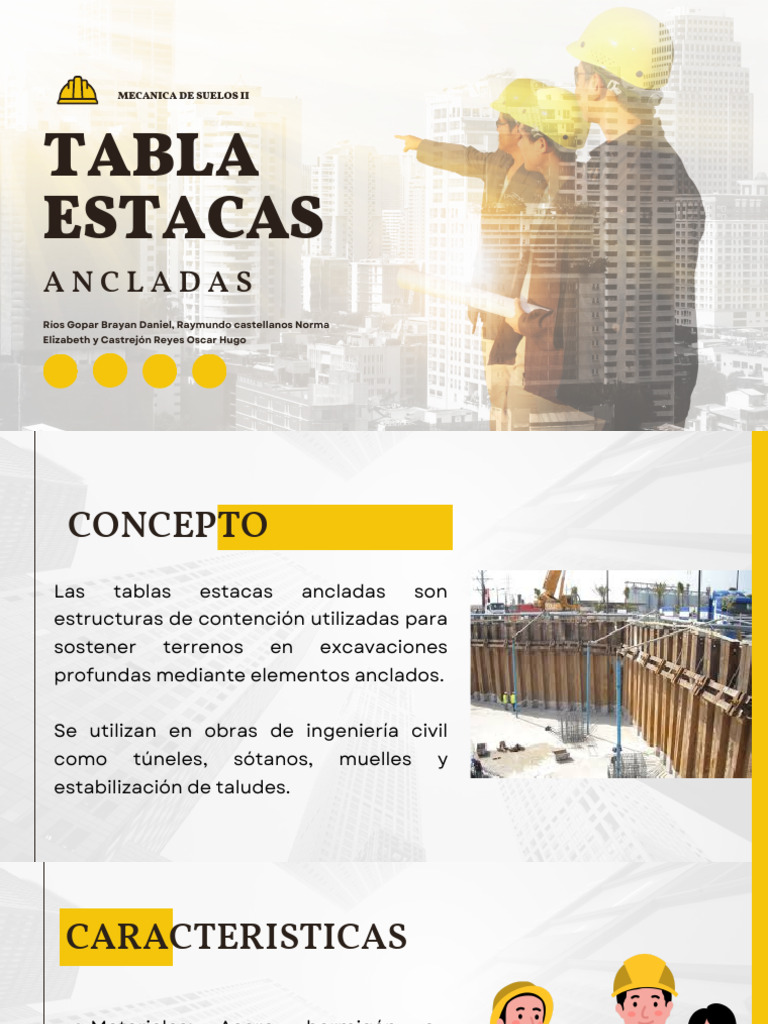 Tabla Estacas | PDF | Hormigón | Acero