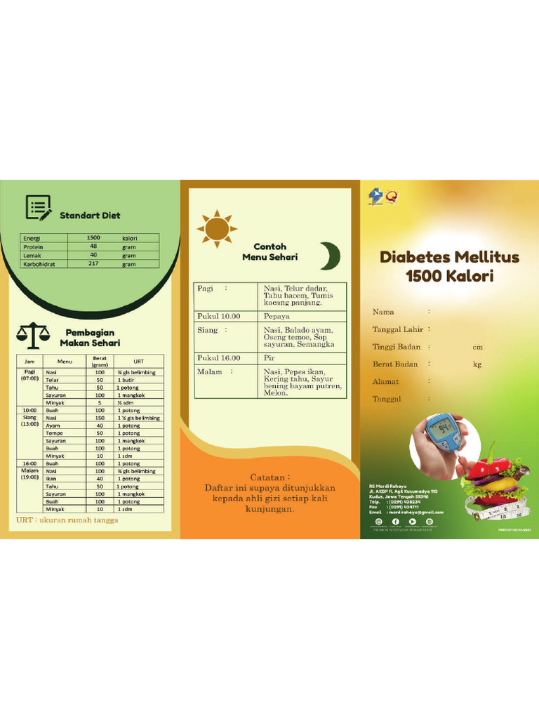 LEAFLET - DM 1500 Kalori | PDF