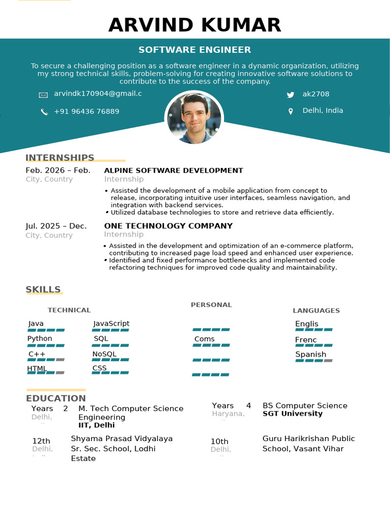 193 Software Engineer Resume | PDF | Computer Programming | Software