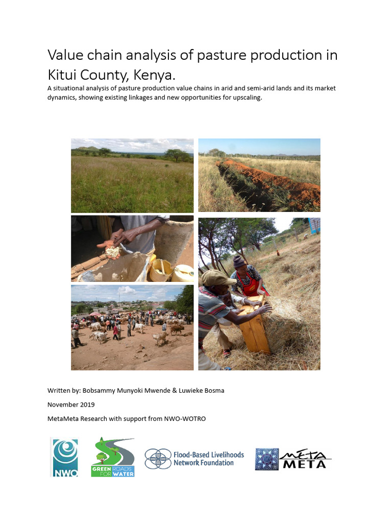 Pasture Value Chains Report ROFIP 1 | PDF | Agriculture | Livestock
