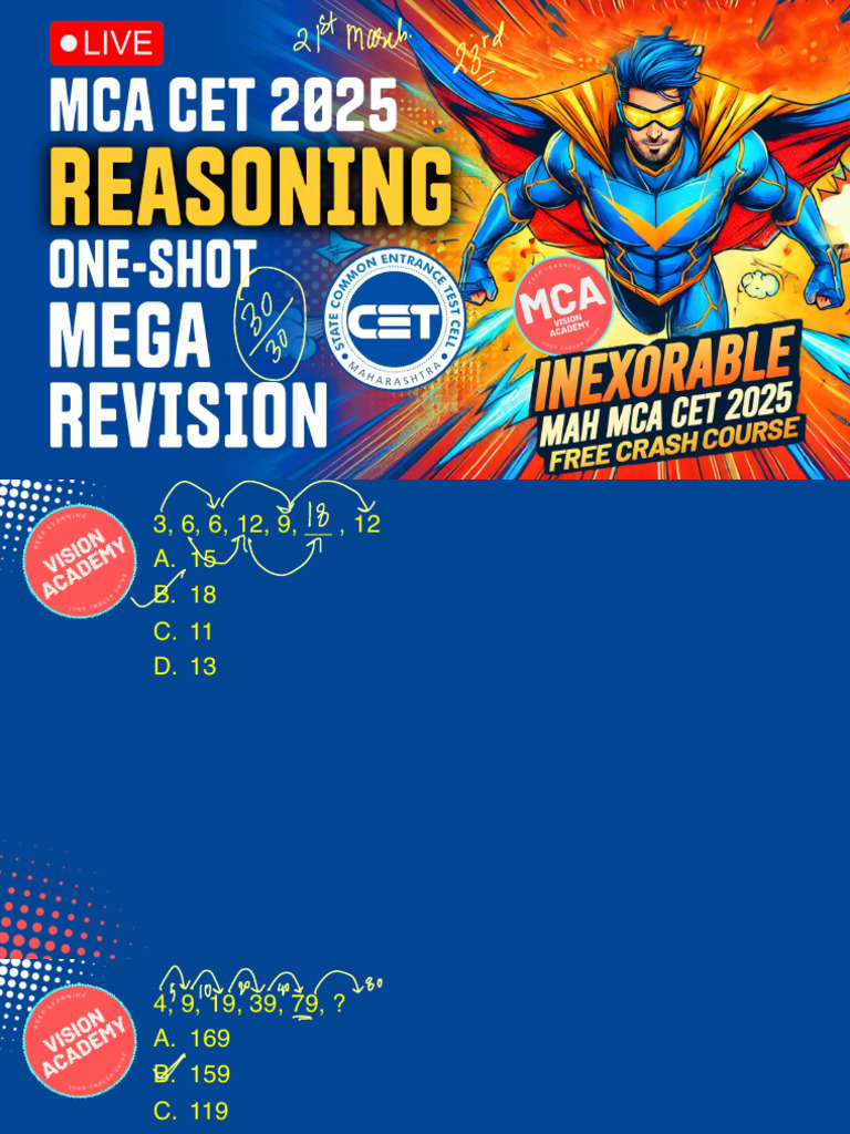 5 Mega Revision Reasoning Notes | PDF