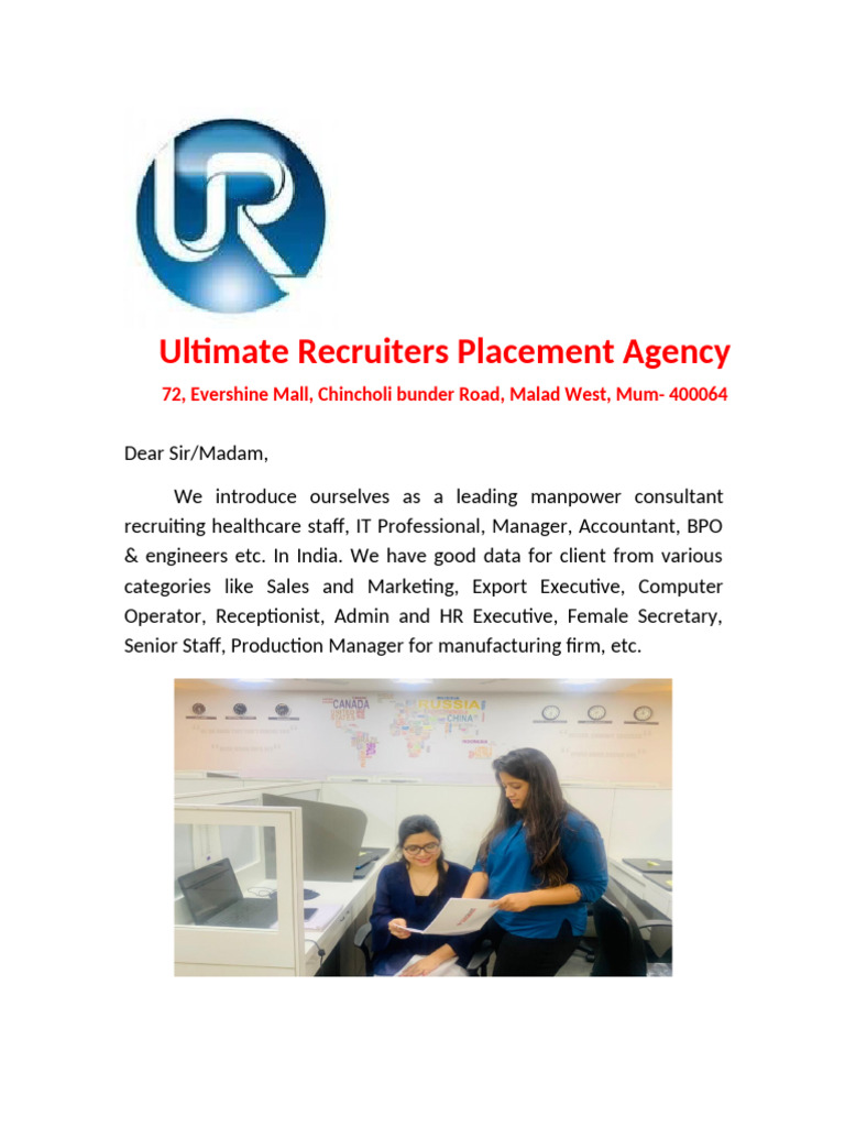 Company Profile Ultimate Recruiters 2023 REVISED 3 | PDF
