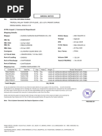 Freight Certificate - Sha8384345 | PDF