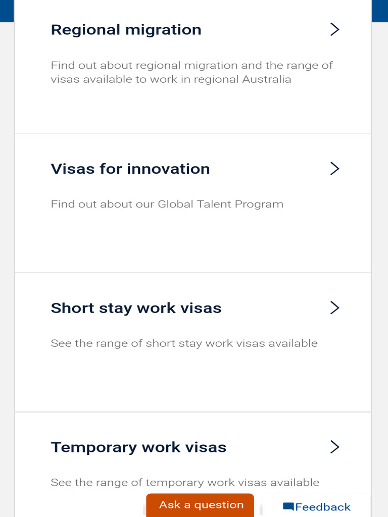 Regional Work Visa Options in Australia | PDF