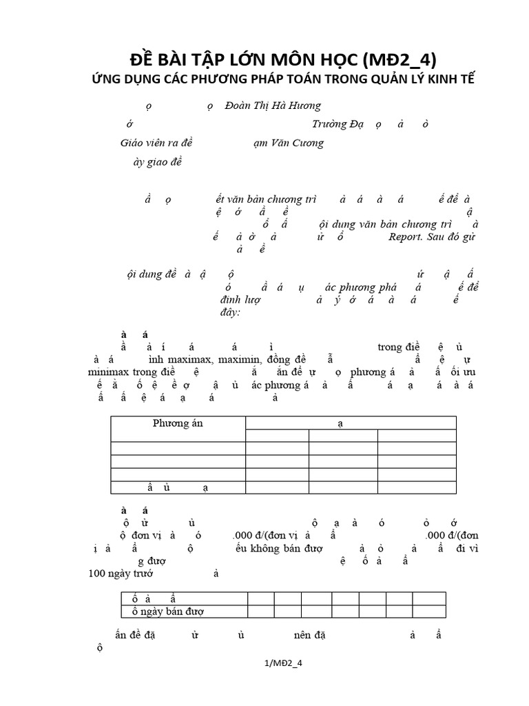 BTL2 - 4 Đoàn Thị Hà Hương | PDF