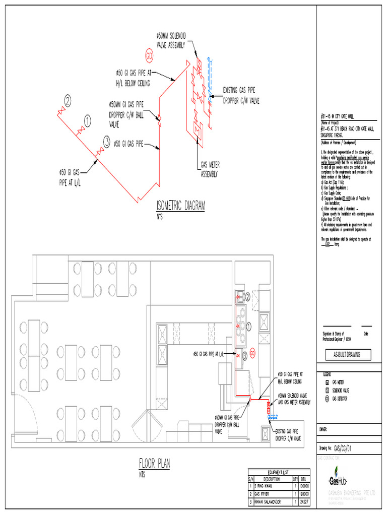 GAS DWG-asbuilt-Layout1 | PDF
