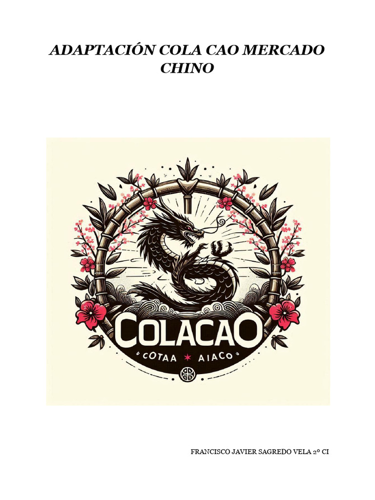 Adaptación Cola Cao Mercado Chino | PDF | Leche | China