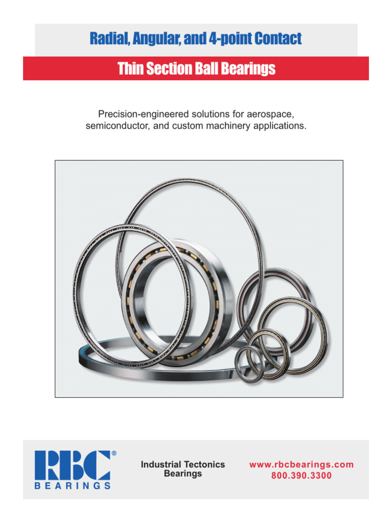 RBC-ts | PDF | Bearing (Mechanical) | Mechanical Engineering