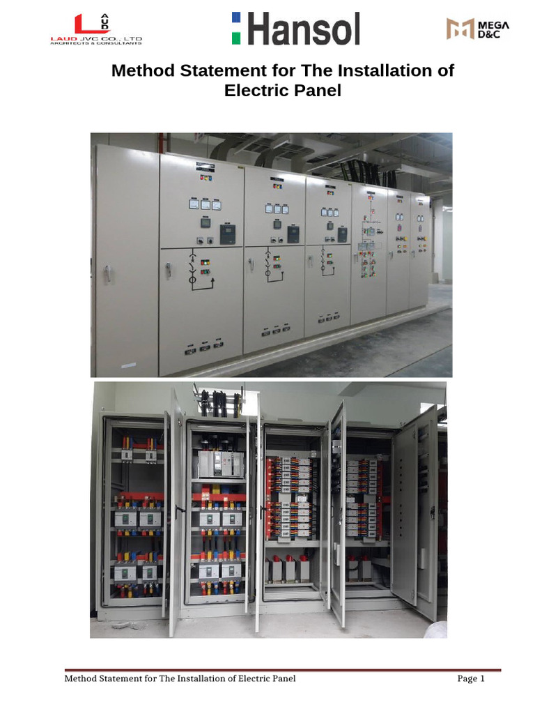 Tfa-Me-Mos-007 - Mos For Installation Electric Panel | PDF