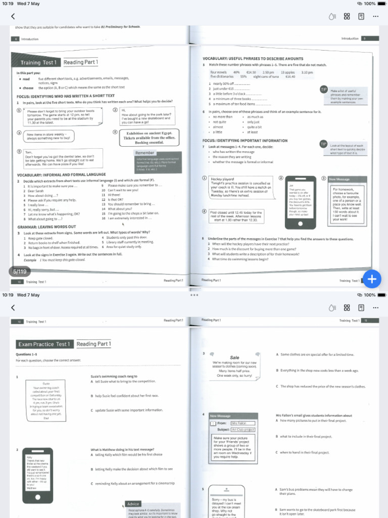 B1 R Part 1 Trainer | PDF