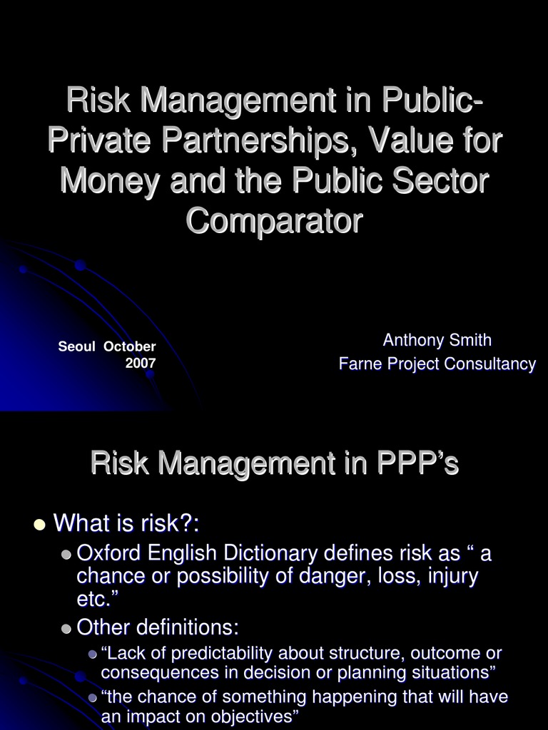 Ppp-Risk Anthony Smith | PDF | Risk | Risk Management