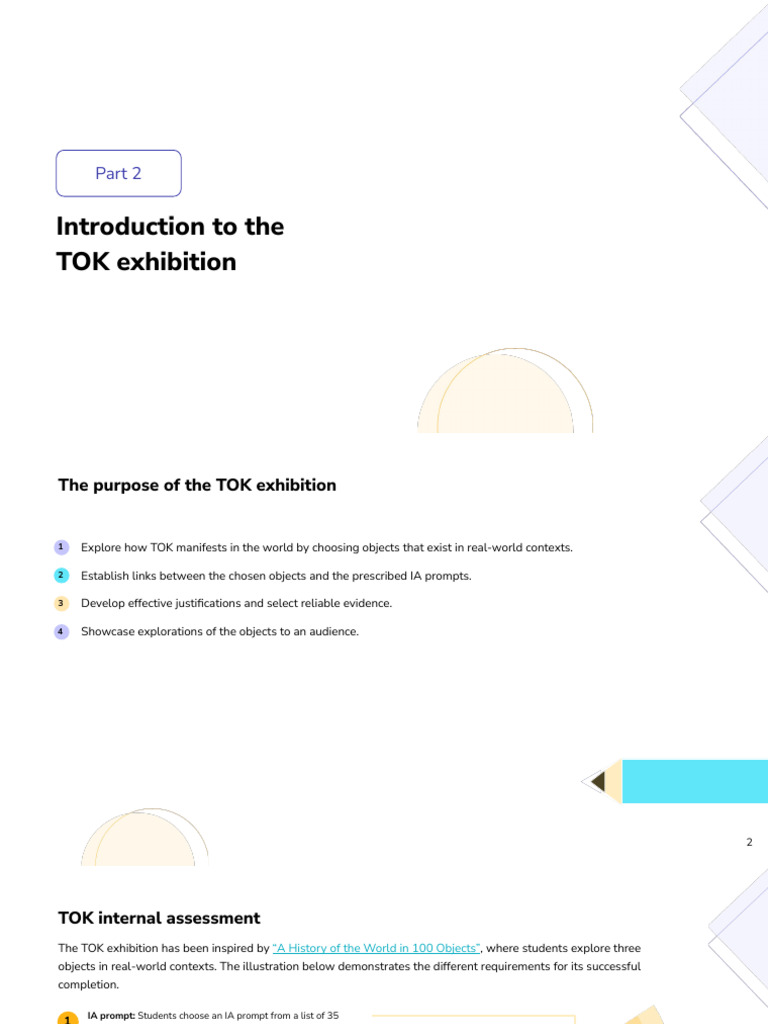 Introduction To The TOK Exhibition | PDF | Knowledge | Certainty