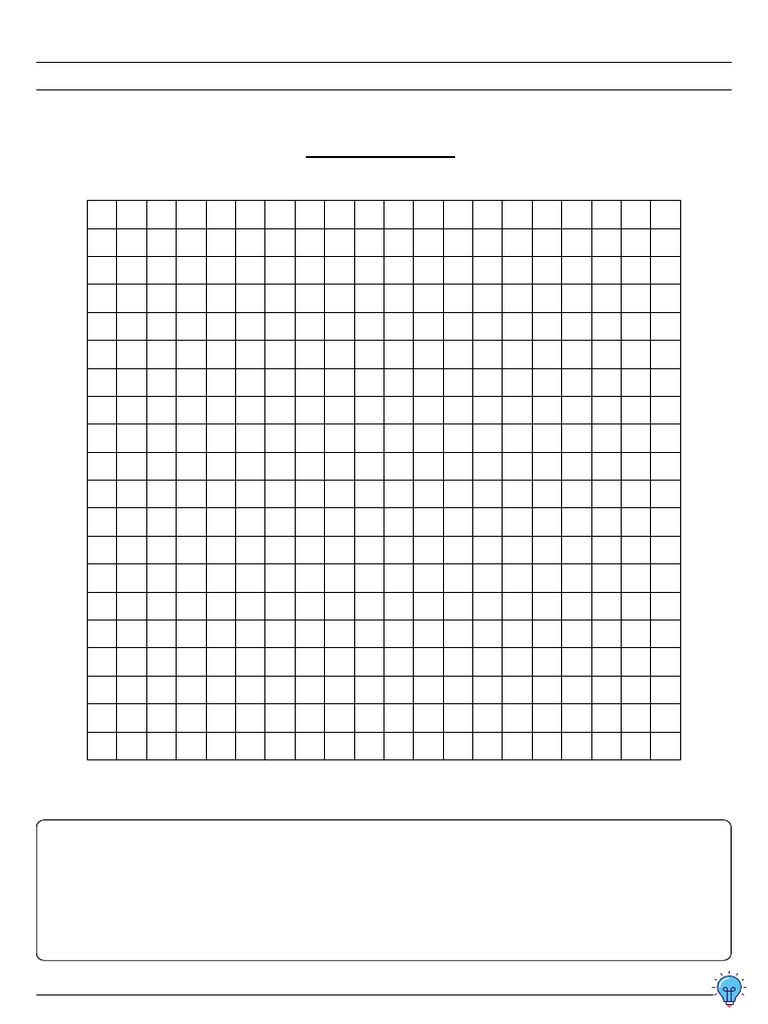 Wordsearch Puzzle Worksheet | PDF